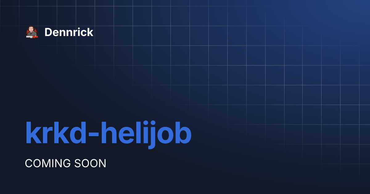 krkd-helijob | Dennrick